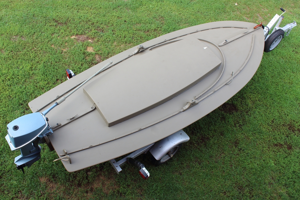 sm RED-LEG ducks-eye-view with storage hatch.JPG | Duckboats